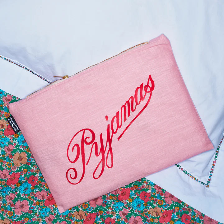 Catherine Colebrook Pyjama Pink Large Pouch — The Cross