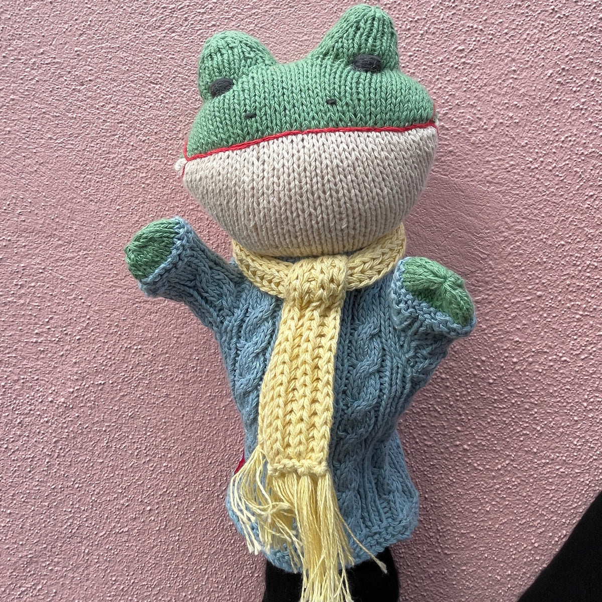 Chunki Chilli Frog Hand Puppet — The Cross