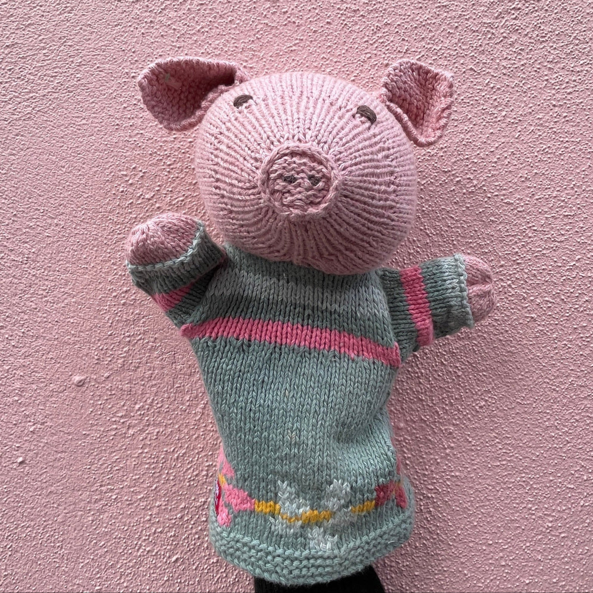 Chunki Chilli Pig Hand Puppet — The Cross