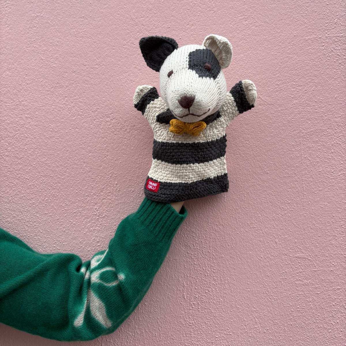 Chunki Chilli Spot Dog Hand Puppet — The Cross