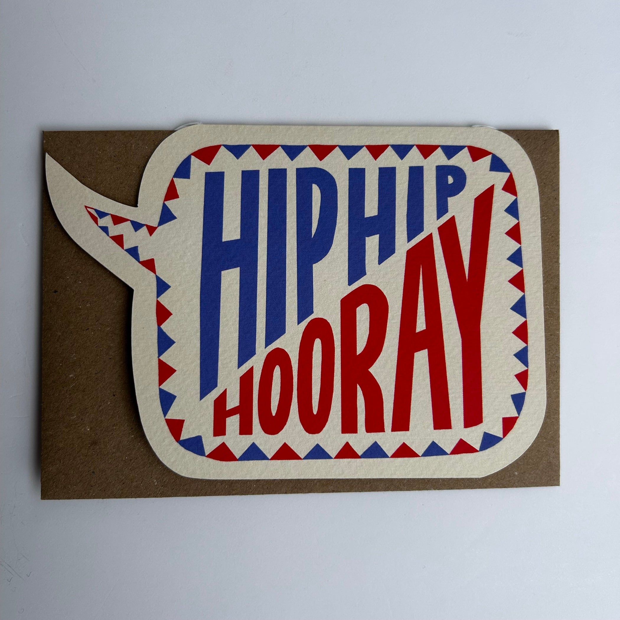 Hip Hip Hooray Red and Blue Card — The Cross