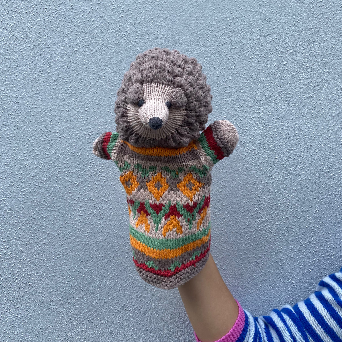 Chunki Chilli Hedgehog Hand Puppet — The Cross