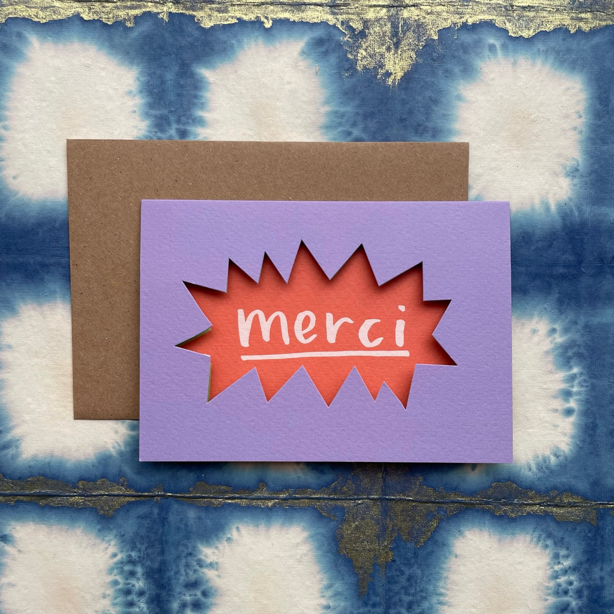 Merci Cut Out Card — The Cross
