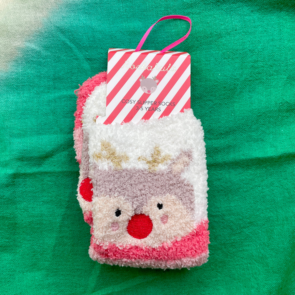 Rockahula Reindeer Cosy Slipper Socks — The Cross