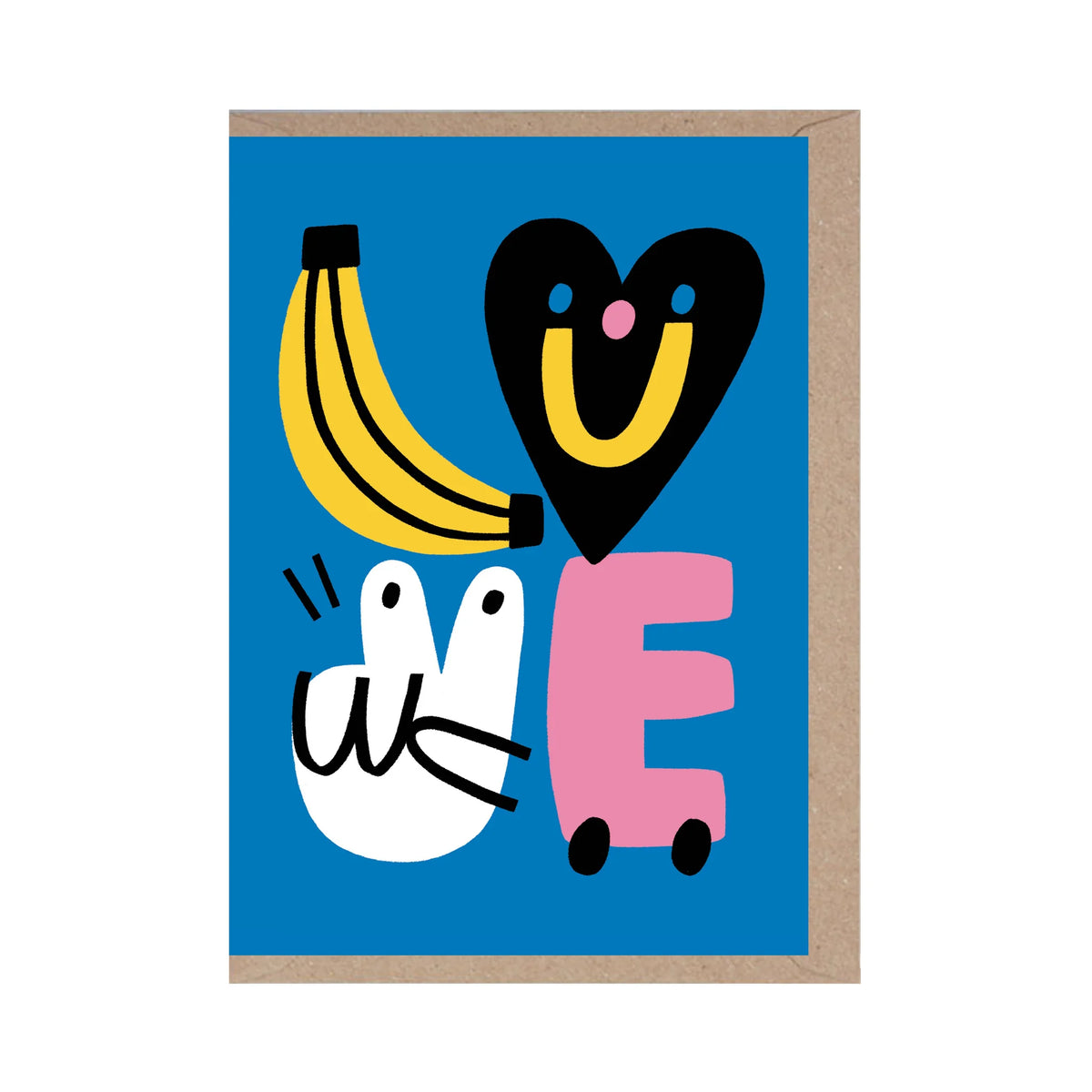 Banana Love Card — The Cross
